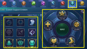 Best Support Emblem Mobile Legends Set 2022 - Zathong