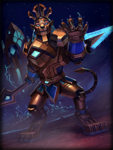 Smite Anhur skins - Zathong