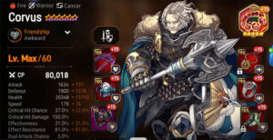 Epic Seven Corvus Build: Skill, Equipment and Artifacts - Zathong