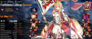 Epic Seven Faithless Lidica Build: Skill, Equipment and Artifacts - Zathong