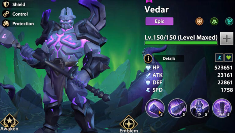Infinite Magicraid Vedar Build: Emblem, Equipment, Artifacts & Team ...